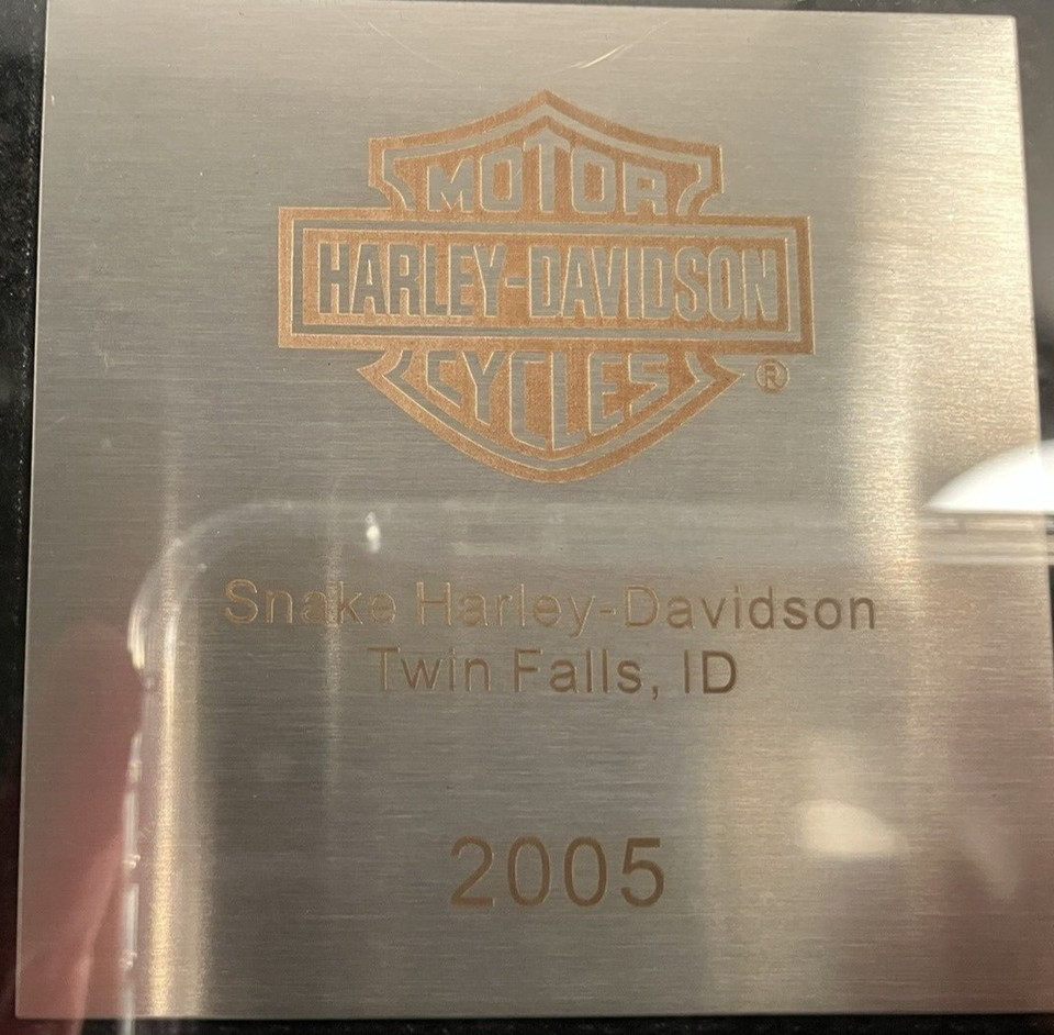 Harley Davidson Tanks 2005 Mini Gas Tank Set in Shadow Box Glass ...