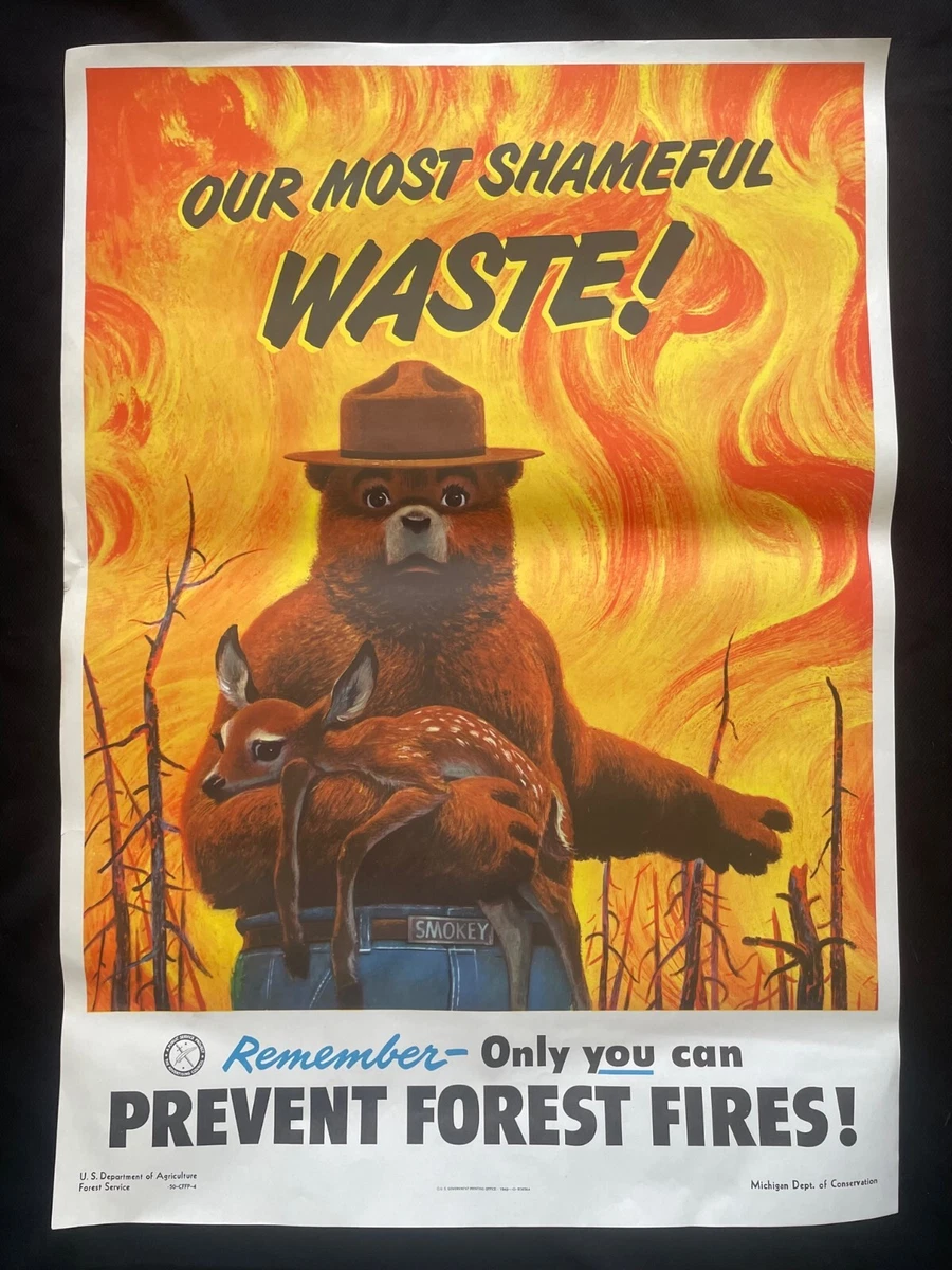 Smokey The Bear Poster