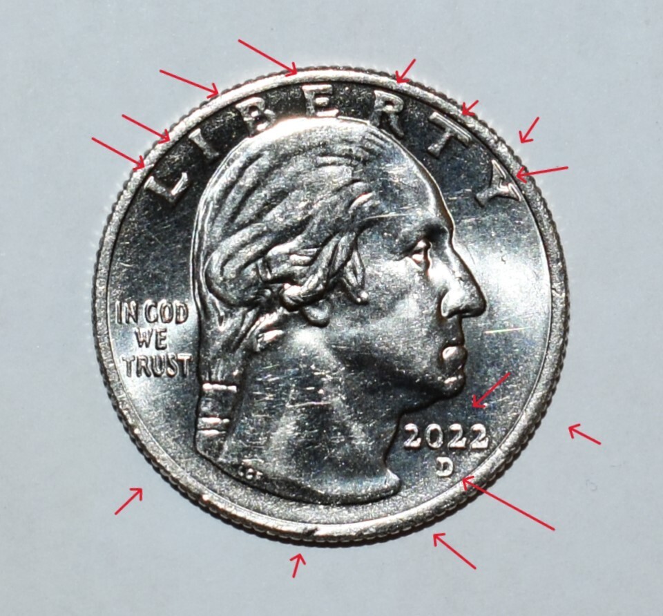 2022 D Maya Angelou Quarter Error AU Original LGF, ESD Double Die ...