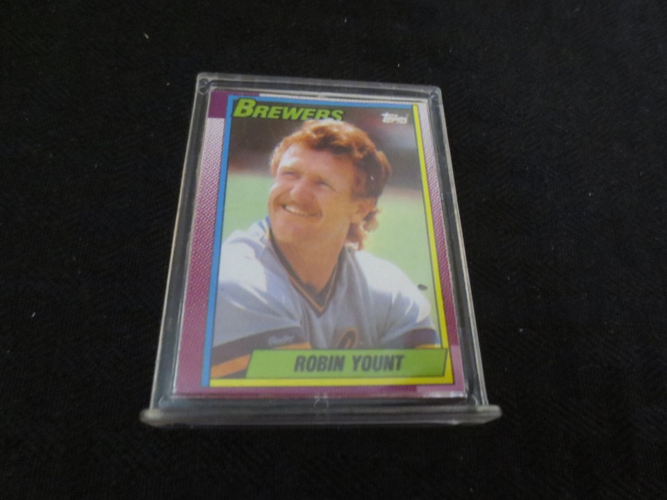 1990 Topps Double Header Standup 1975 Robin Yount Rookie Reprint Mini ...