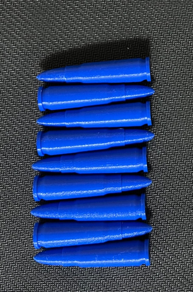 7.62x39 7.62AK - Snap Caps Training Rounds Dummy Rounds w/ Rubber ...