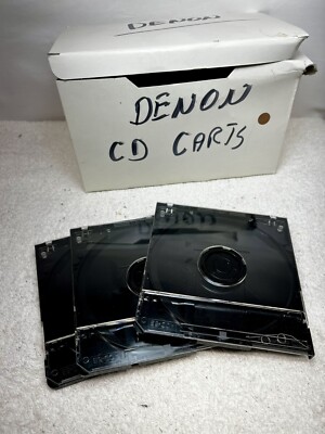 NEW Lot of 12 OEM Denon ACD-5B CD Cart Cases Audiometrics Broadcast CD ...