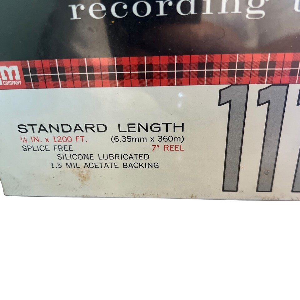 Vintage Scotch 3M 111 Recording Tape 1200 ft 7" Reel NIB | eBay