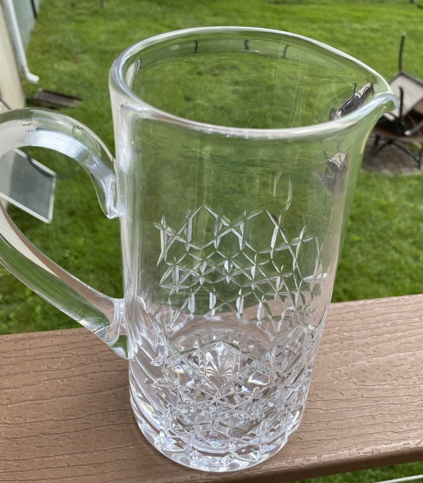 Tiffany & Co 56oz Crystal Criss-Cross & Vertical Cut 8-7/8” Grenada ...