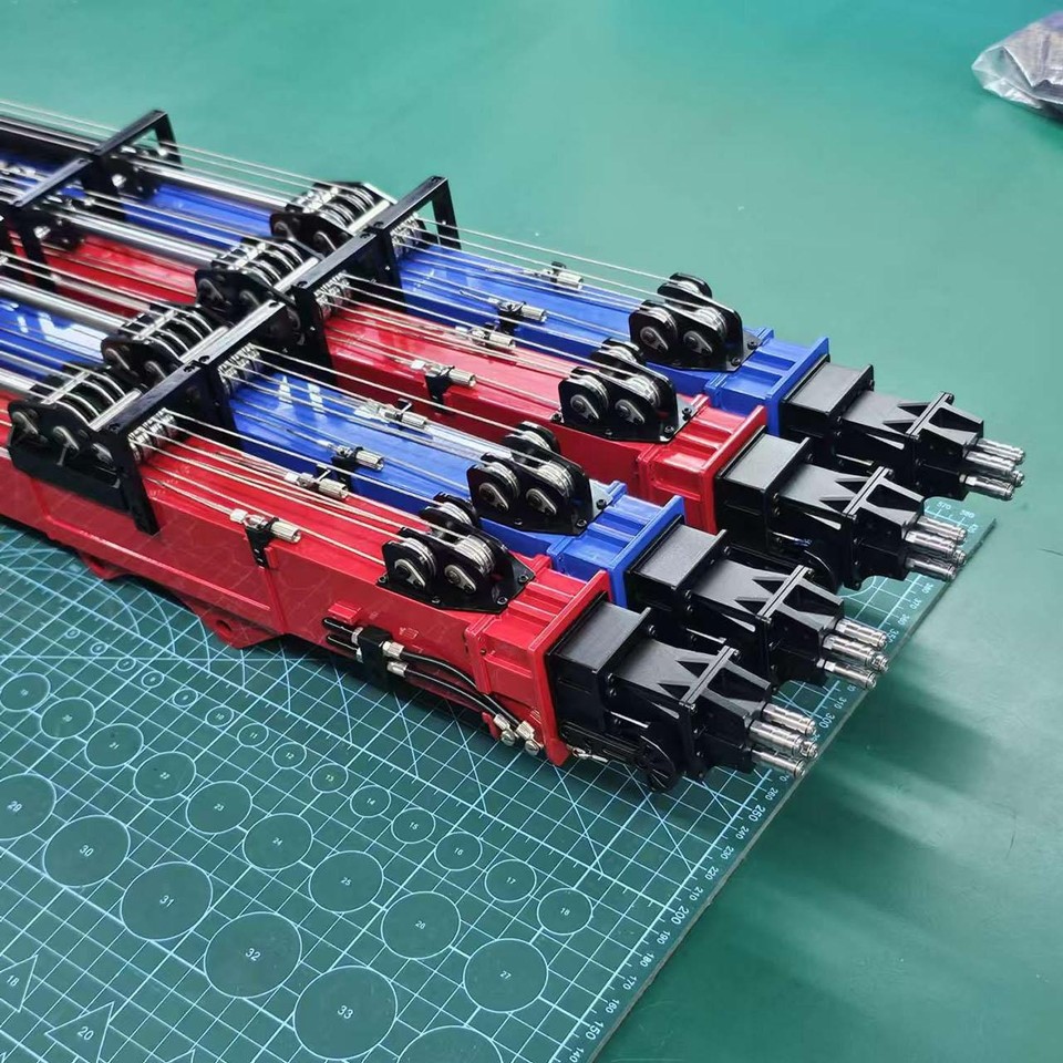 Metal Pulley Driving Telescopic Boom for EC380 946 1:14 RC Hydraulic ...