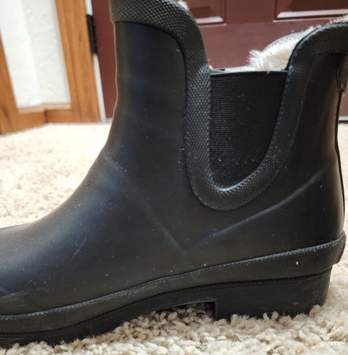 Tretorn Lina Women's Size 9, Waterproof Chelsea Rain Boots, Black | eBay