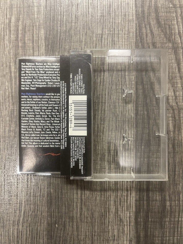 Poor Righteous Teachers - Holy Intellect Audio Cassette (1990) | eBay