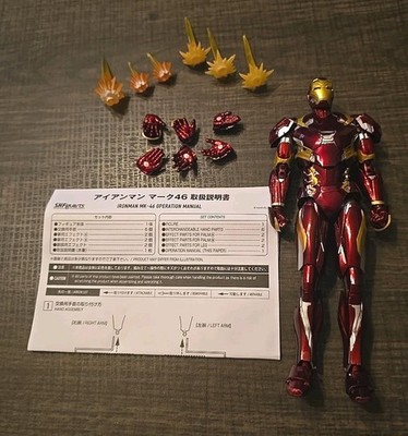 SH Figuarts Iron Man Mark 46 Mk-46 With Accessories | eBay