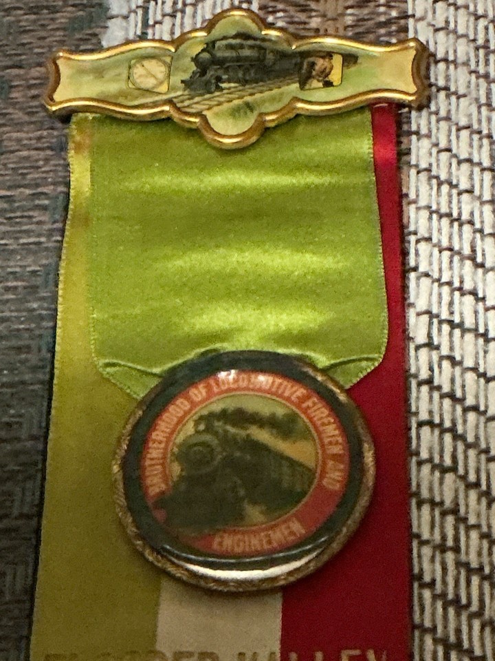 Brotherhood Of Locomotive Engineers And Firemen Railroad Badge | eBay