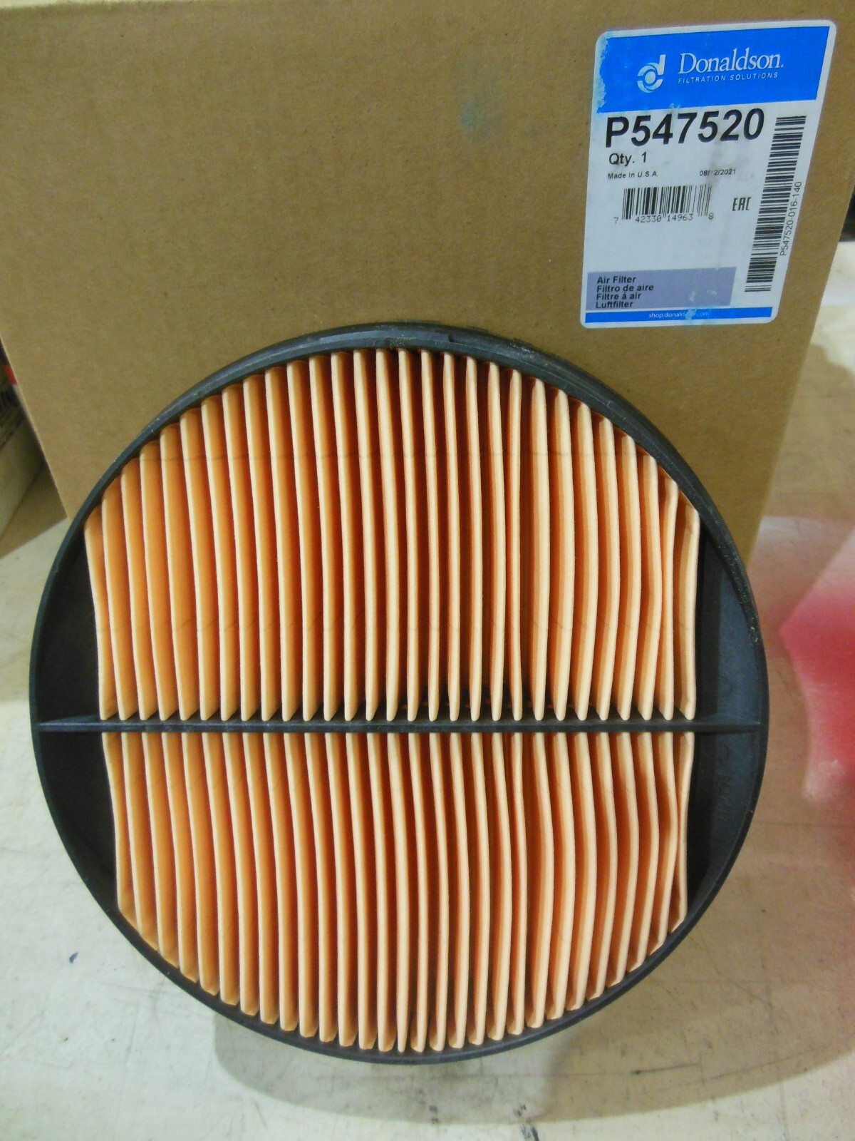 DONALDSON P547520 - Air filter cross reference