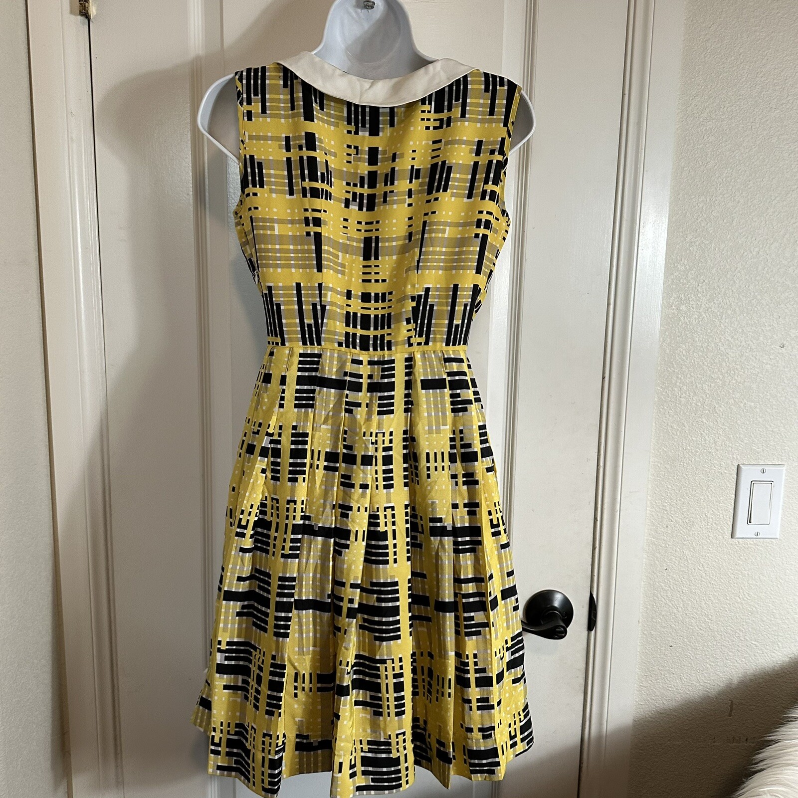 Dot & Bea by Modcloth 50s Rockabilly-Inspired Dress (XS) yellow ,white ...