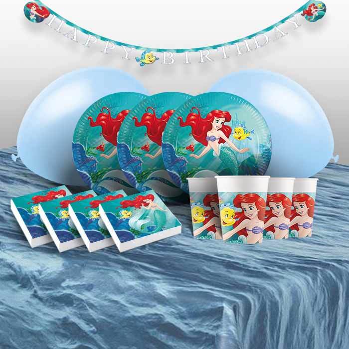 Little Mermaid Birthday Supplies Multicolor Mermaid Party Decorations,