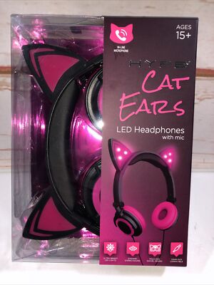 Hype Cat Ears Led Headphones | eBay