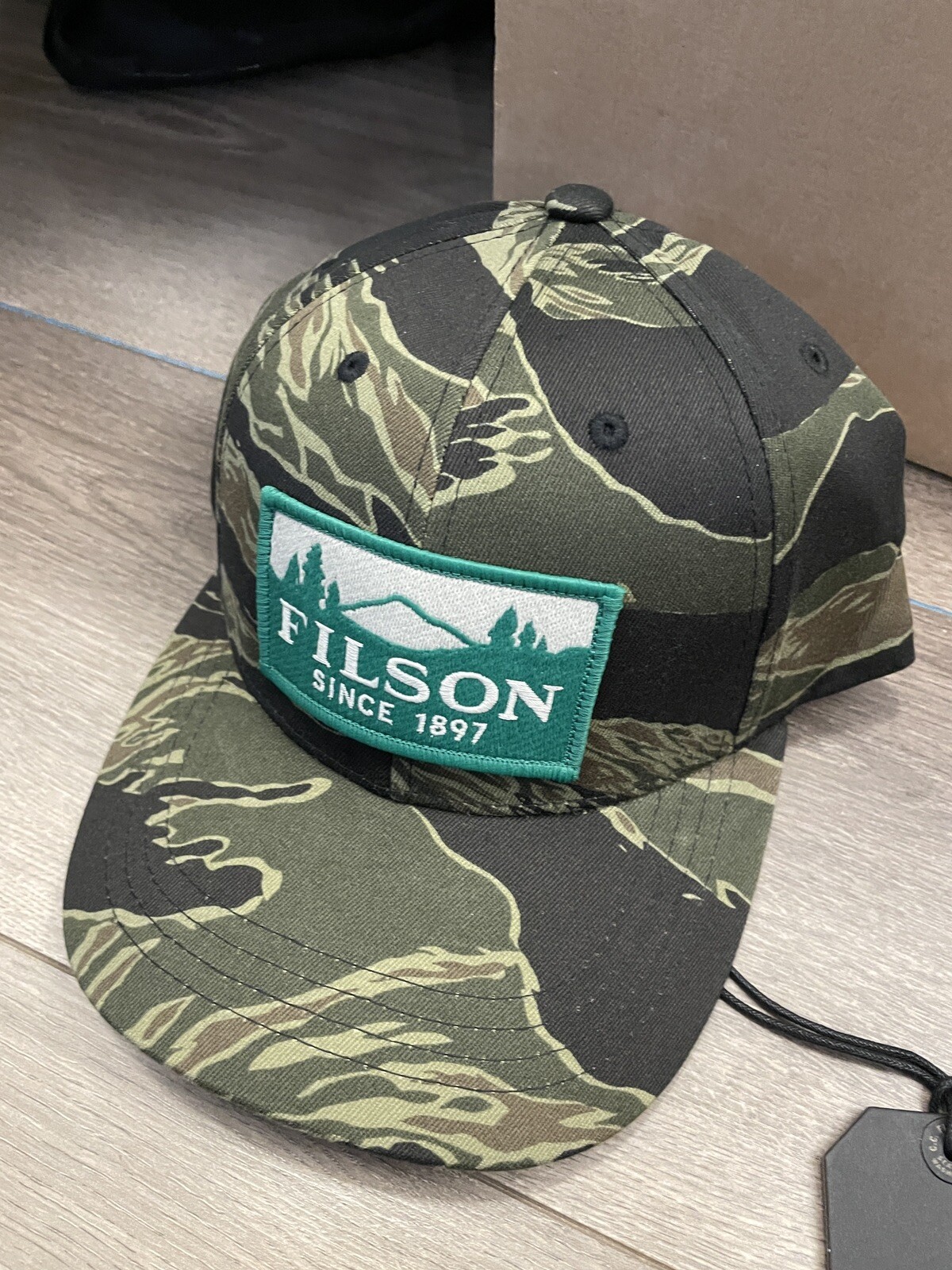 FILSON Logger Cap 6-Panel Trucker Hat Snapback Navy for sale online | eBay