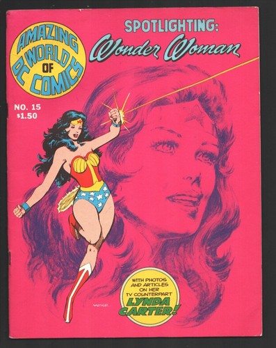 Amazing World Of DC Comics #15 1977-Spotlighting Wonder Woman-Lynda ...