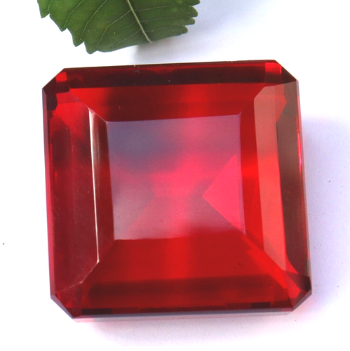 Natural Red Ruby CERTIFIED Radiant Shape Loose Gemstone 103.75 Ct Best ...