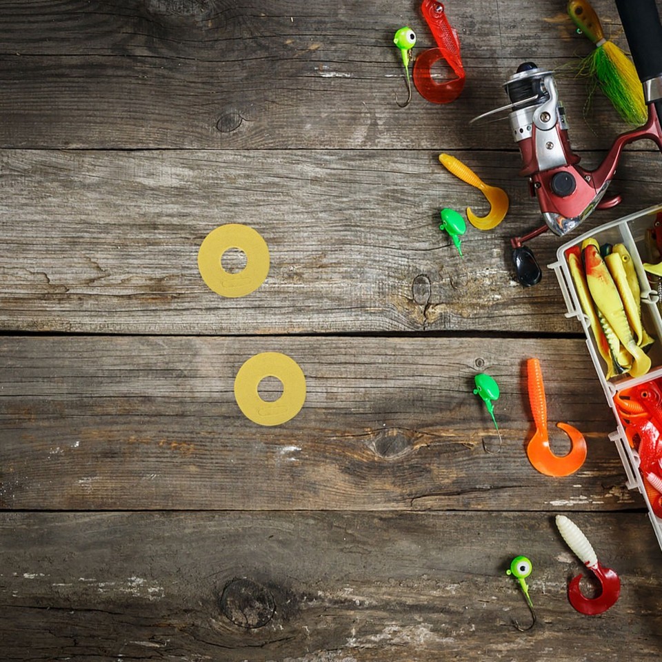 2 Pack Foam Winding Coil Fishing Bobbins Reel Line Winder Tackle | eBay