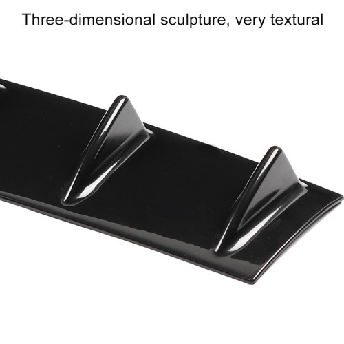 *Universal Car Rear Left Bumper Chassis Fin Spoiler Wing Lip Diffuser ...