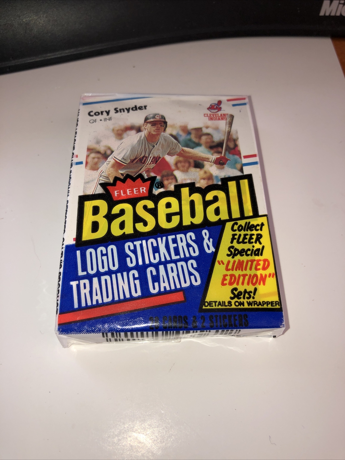 1988 Fleer Cello Pack With Jose Canseco On Back | eBay