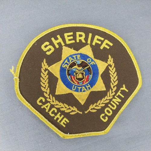 Cache County Sheriff UT Utah 4.25" Shoulder Patch | eBay