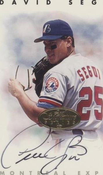 1996 Leaf Signature Series - Autographs Gold David Segui (AU) for sale ...