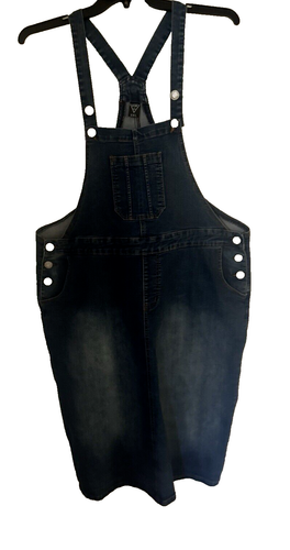 Be-Girl Blue Bib Denim Jumper Overall Dress sz 3XL | eBay