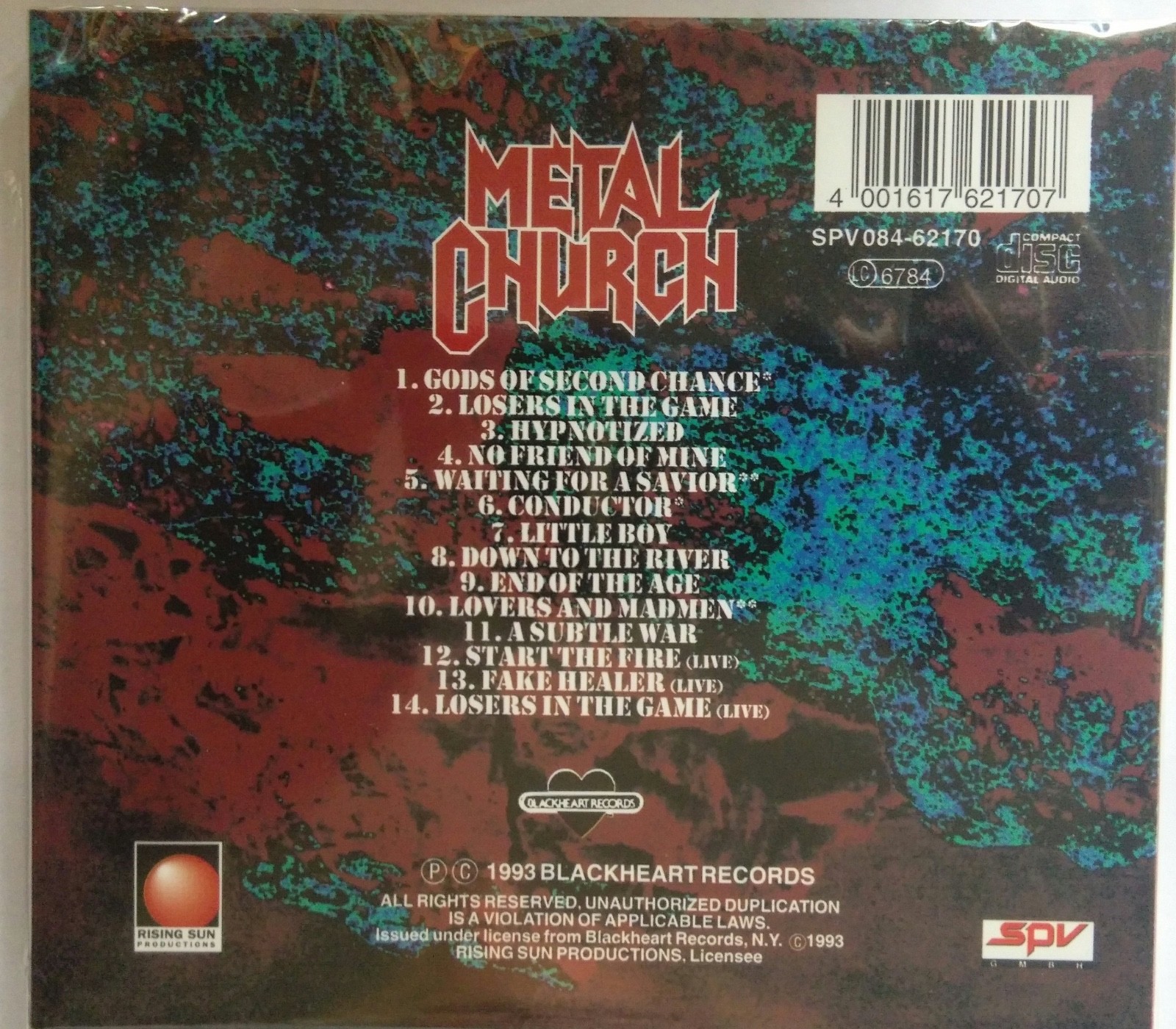 Metal Church - Hanging in the Balance Limited Digi + 3 unreleased ...