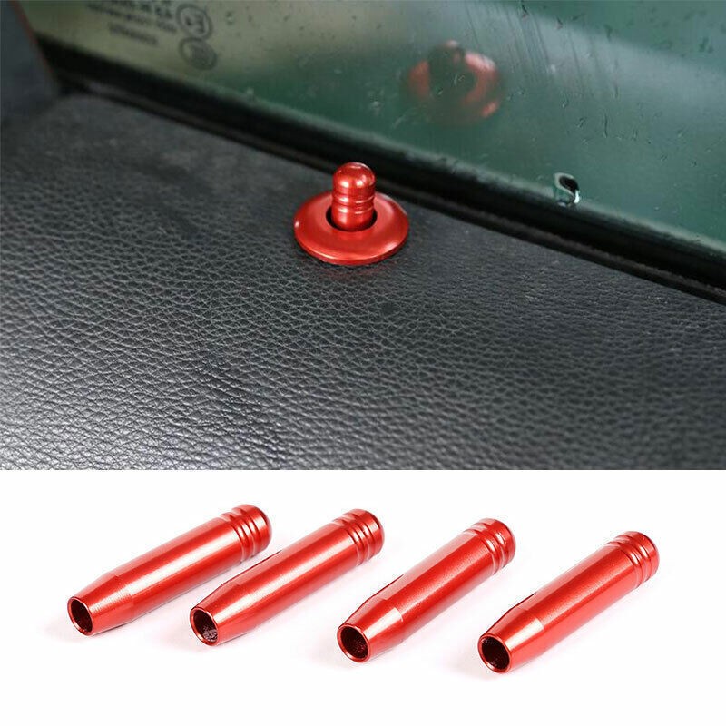 For 2005-2012 Bmw 3-series E90 Red Aluminum Inner Door Window Bolt ...