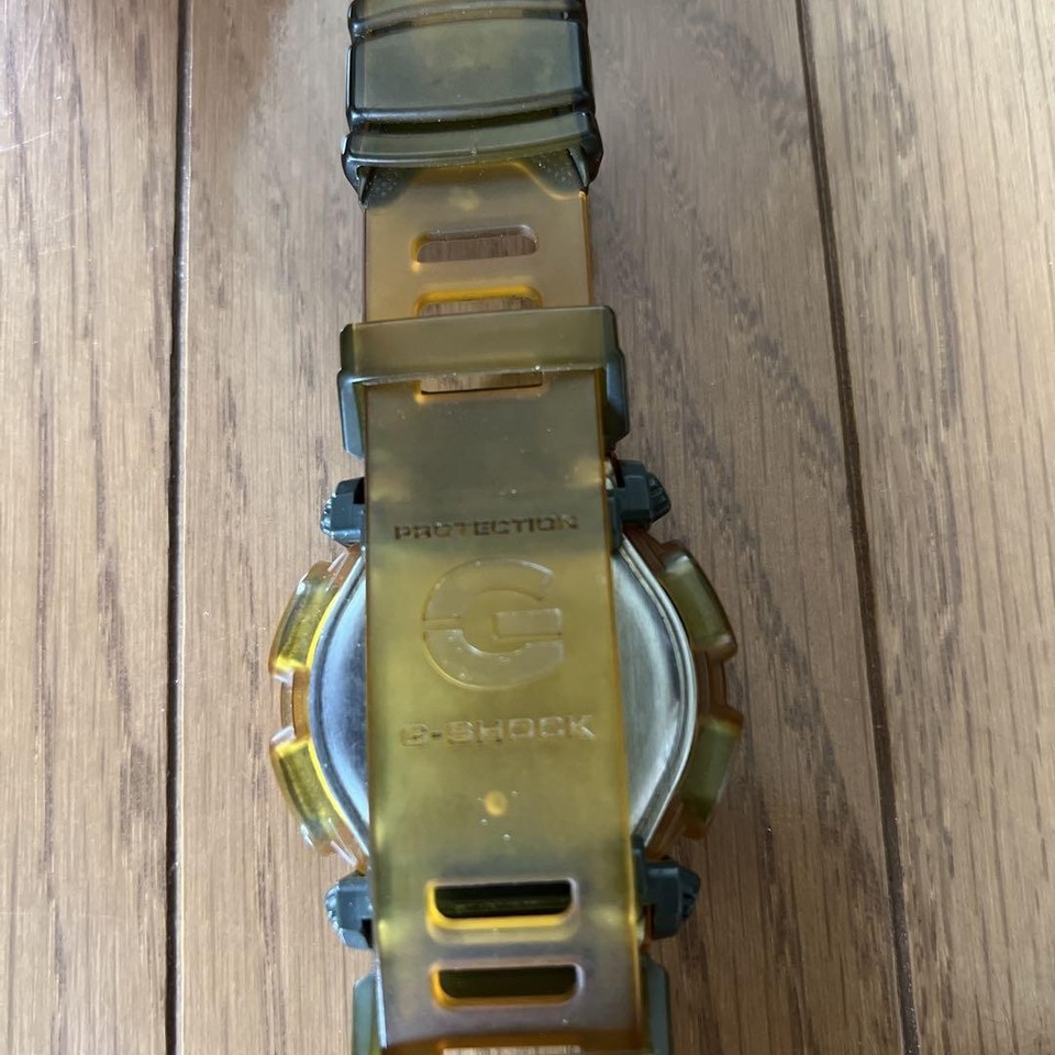 Casio G-Shock X-treme Yellow 42mm Used with Case 80s Digital Watch | eBay