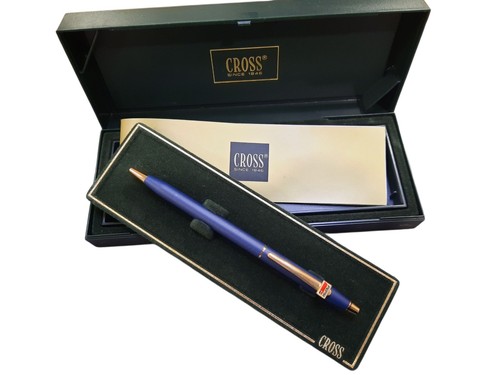 Vintage PEPSI Cross Blue Ballpoint Pen With Case Promo NOS | eBay