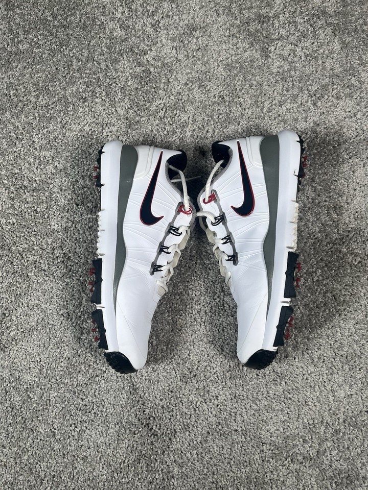 Nike Tiger Woods TW14 Golf Shoes 2014 Men’s Size 10 White Gray 599416-100 Rare | eBay
