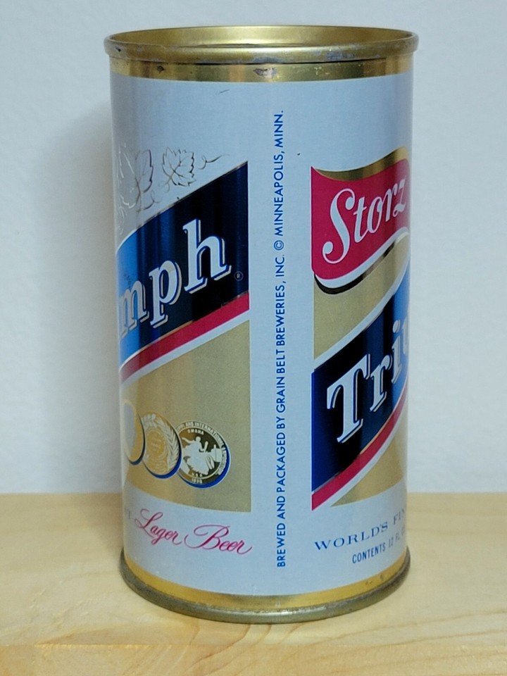 STORZ TRIUMPH LAGER BEER CAN / 12 OZ. PT / USBC #128-15 /GRAIN BELT ...