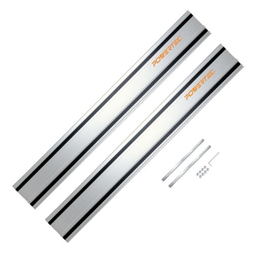 POWERTEC Track Saw Guide Rail Set 110" Aluminum for Milwaukee WEN ...