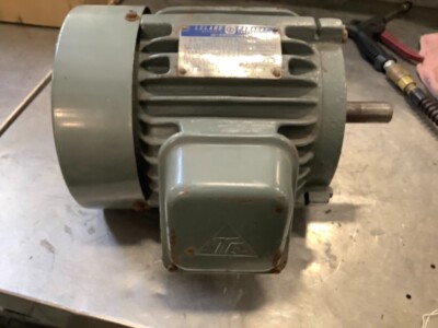 Leland Faraday Electric Motor, 1 1/2Hp, 143T Frame, 3482RPM, 208-230 ...