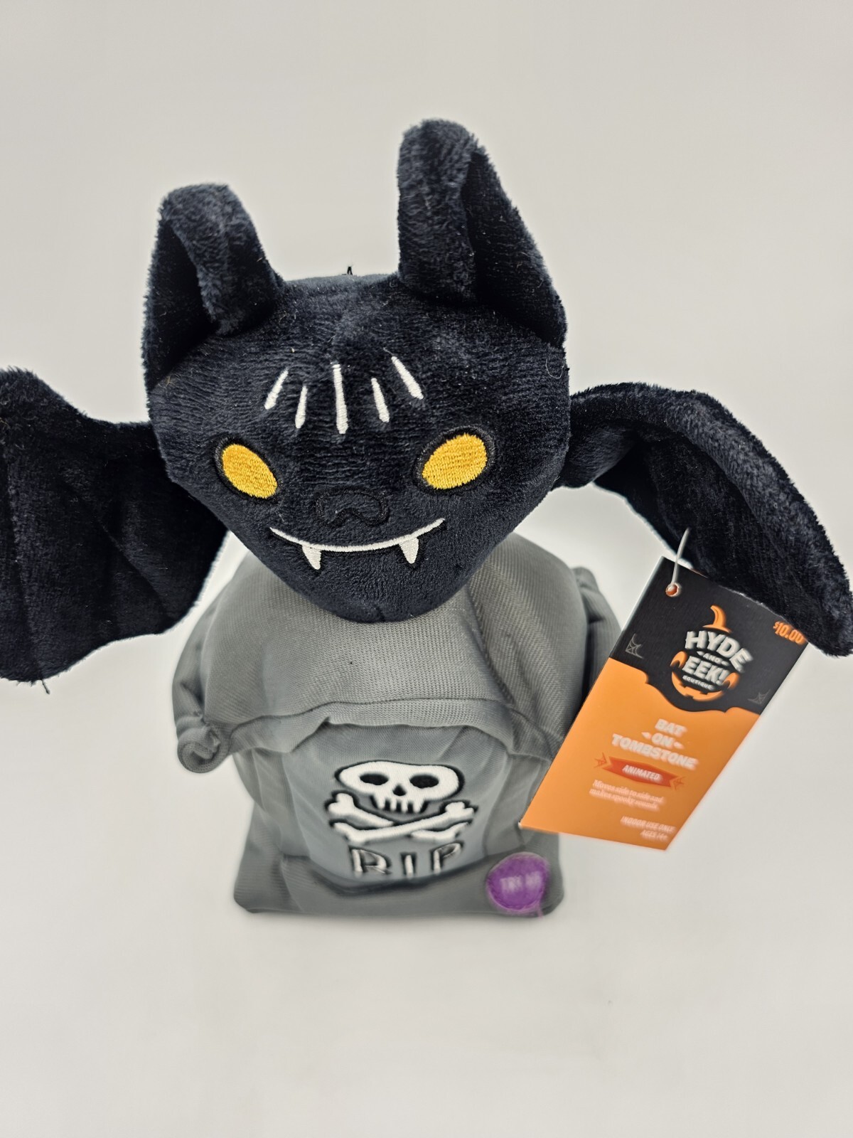 Hyde And Eek Bat On Tombstone Animated Halloween Decoration | eBay