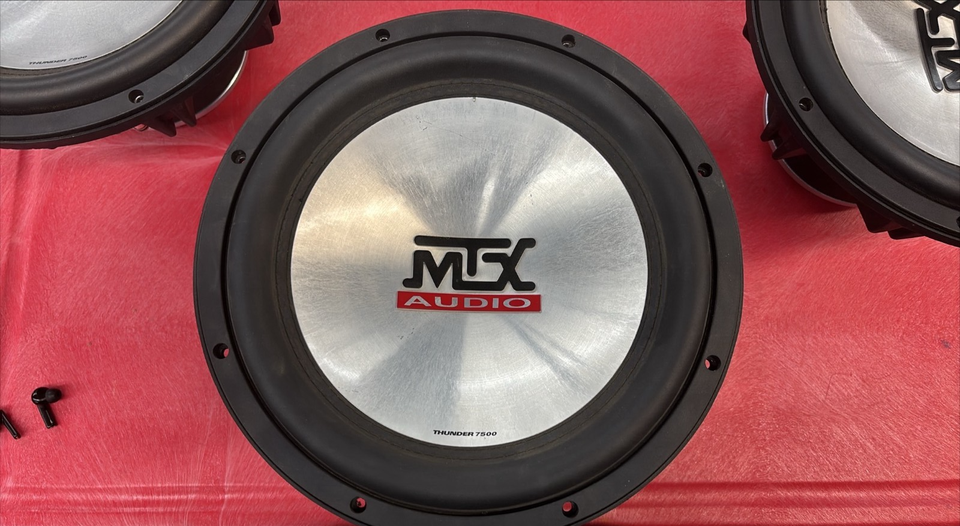 MTX AUDIO T7512-04 OLD SCHOOL 4OHM THUNDER 7500 SUPER SUBWOOFER | eBay