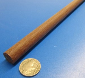 Phenolic Garolite Phenolic Micarta CE Canvas Rods .562 (9/16") Diameter ...