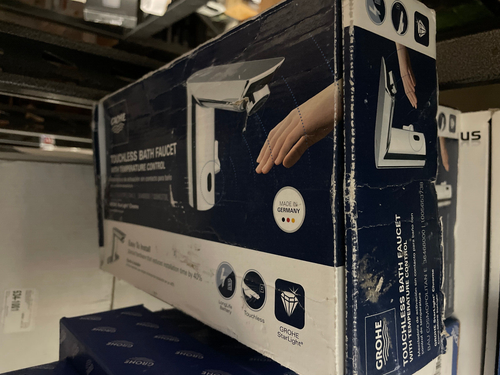 GROHE 36466000 Bau Cosmopolitan Battery Powered Touchless Bathroom ...