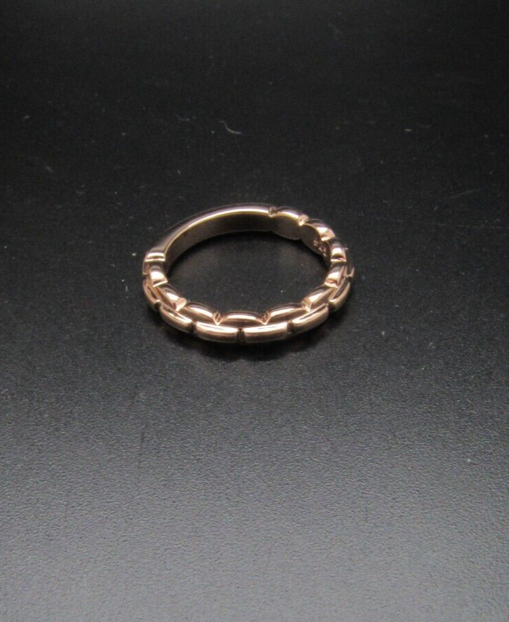 JAI By John Hardy Rose Gold Plated Sterling 925 Box Chain Band Ring 9 ...