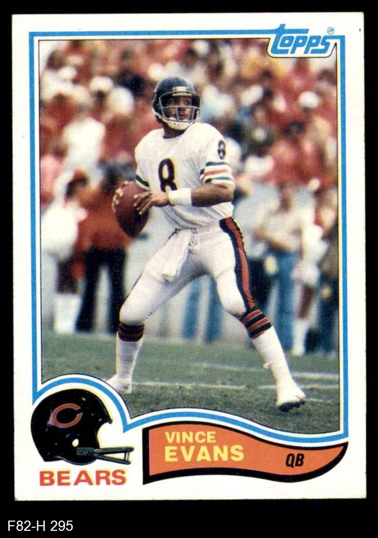 1982 Topps #295 Vince Evans Bears USC 8 - NM/MT | eBay