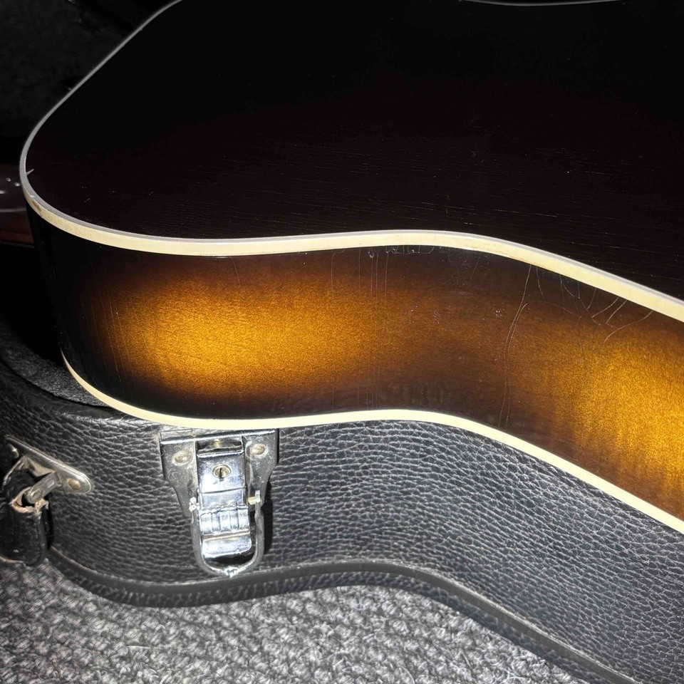 Dobro Resonator Sunburst 6-String Right-Handed Acoustic-Electric Guitar ...