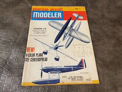 JULY 1968 AMERICAN AIRCRAFT MODELER airplane model magazine | eBay