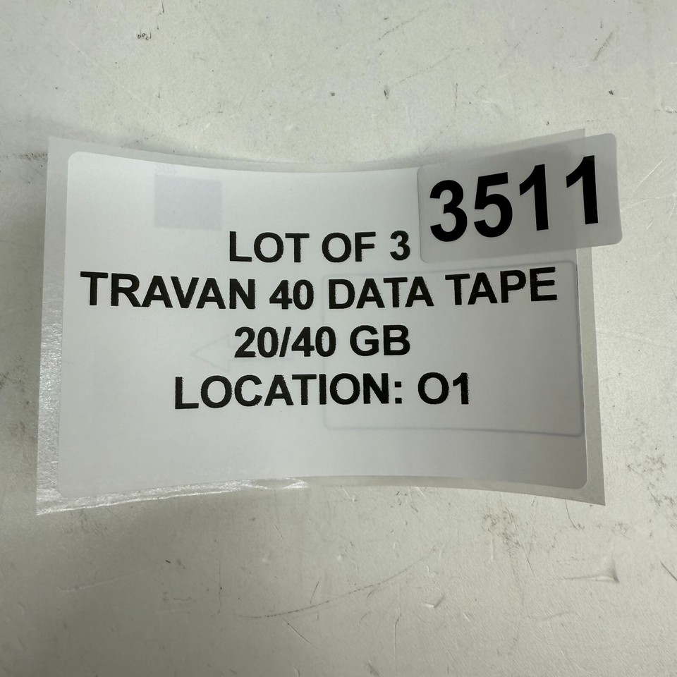 Lot Of 3 NEW Quantum Travan 40 Data Tape Cartridges 20/40GB A38447 | eBay