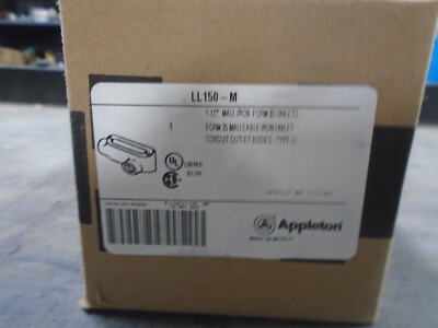 Appleton LL150-M 1-1/2" Form 35 Malleable Iron Conduit Outlet Body ...