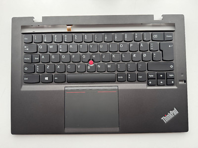 Lenovo ThinkPad x1 Carbon gen2 palmrest with DK layout keyboard 04X6497 ...