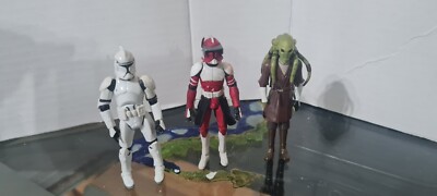Star Wars Clone trooper custom Commander Fox Master Jedi Kit Fisto lot ...