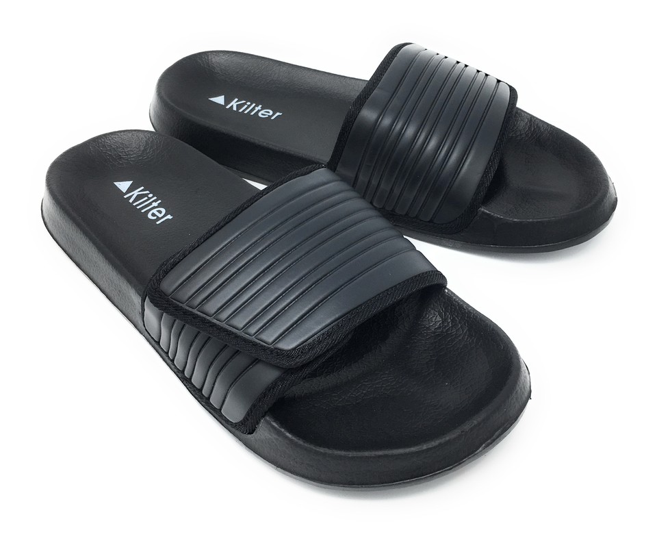 Kilter Men's Nova Slider Beach & Pool Sandal Summer Holiday Adjustable ...