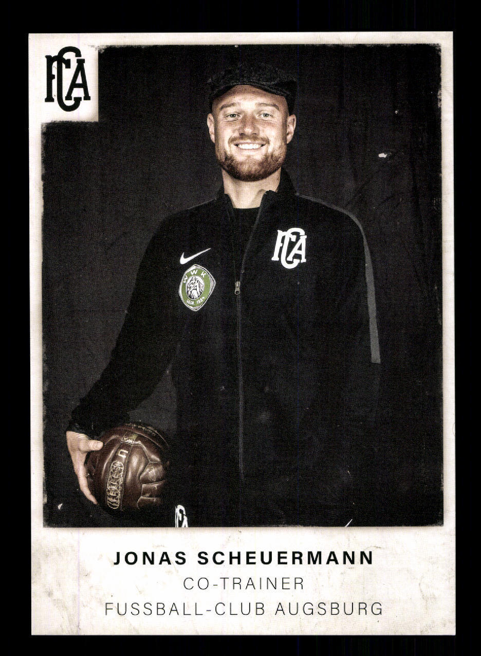Jonas Scheuermann Autogrammkarte FC Augsburg 2018-19 2.Karte +A 205424 ...