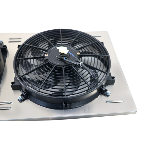 Fits 1988-1999 CHEVY GMC C/K 1500 2500 3500 Aluminum Shroud+2x14" Fans ...