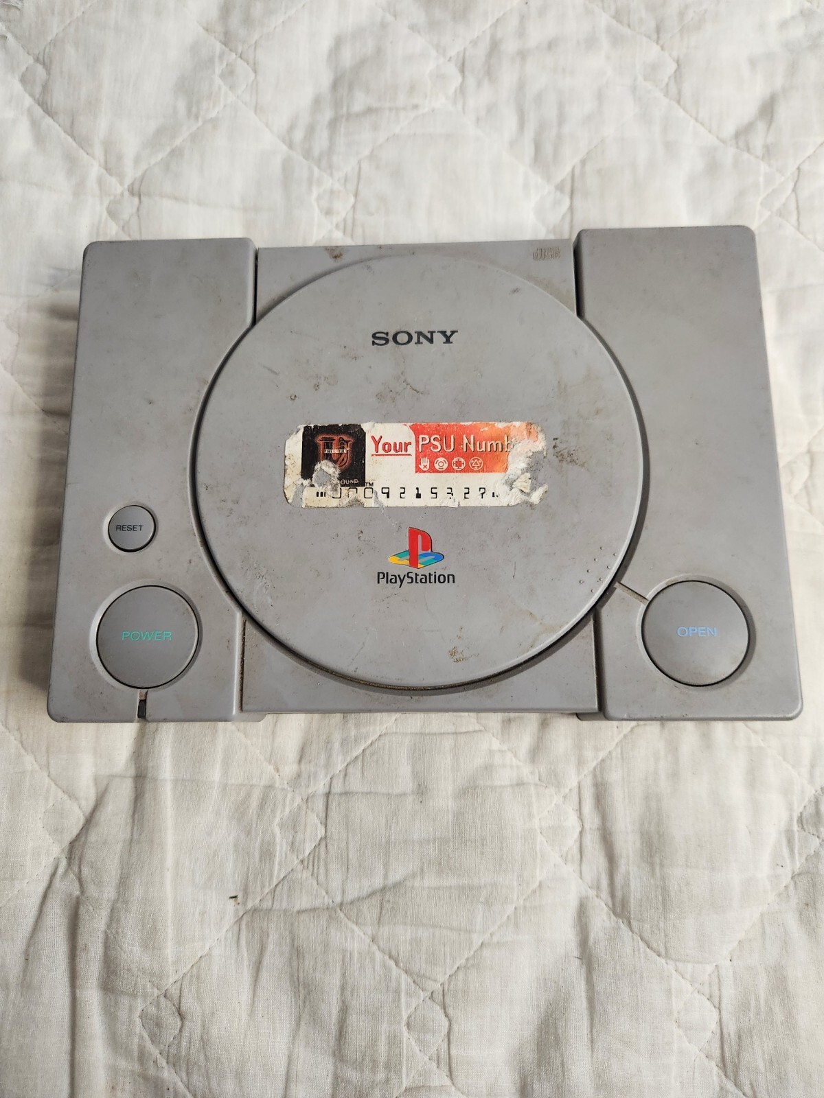 Sony PlayStation 1 PS1 Gray Console Only Gaming System SCPH-5501 Tested ...